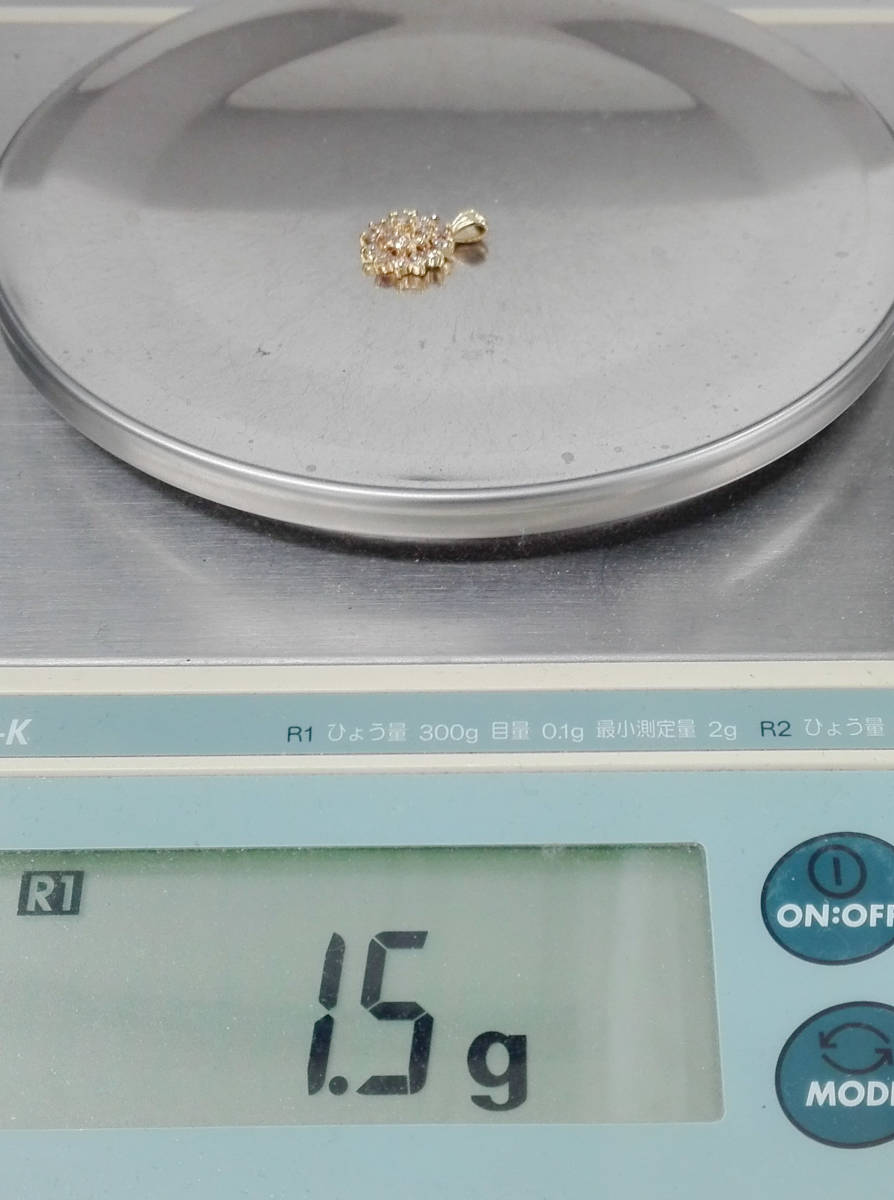 Yahoo!オークション - トップ K18 18金 ゴールド ダイヤモンド 0.7ct 1...