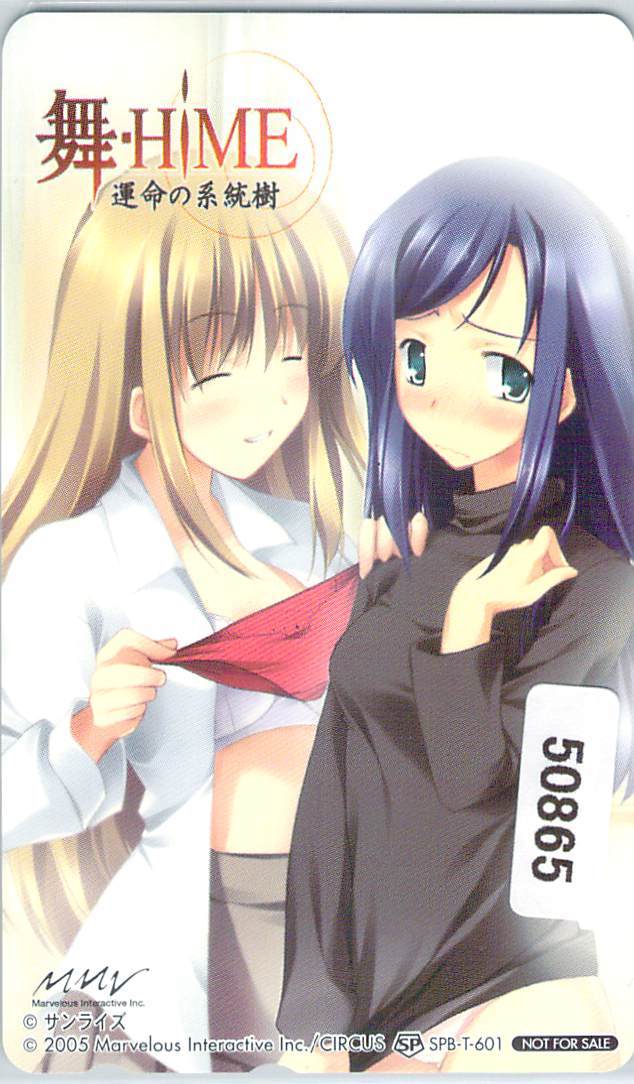 50865 舞 HIME 運命の系統樹 テレカ(テレビゲーム)｜売買されたオークション情報、yahooの商品情報をアーカイブ公開 - オークファン（aucfan.com）