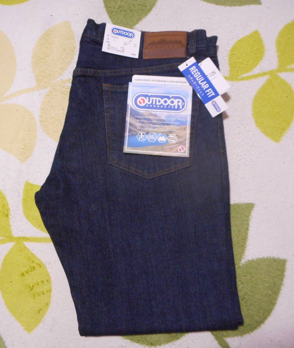 Yahoo!オークション - 【未使用】 OUTDOOR メンズ デニム レギュラーフ...