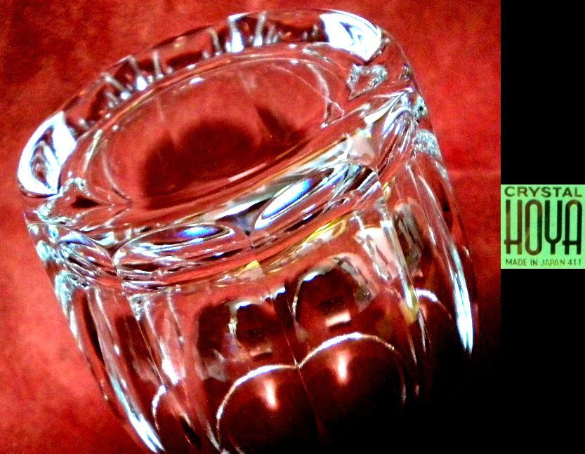 Yahoo!オークション - 売切 レア物 HOYA 11面カット クリスタル ロック...