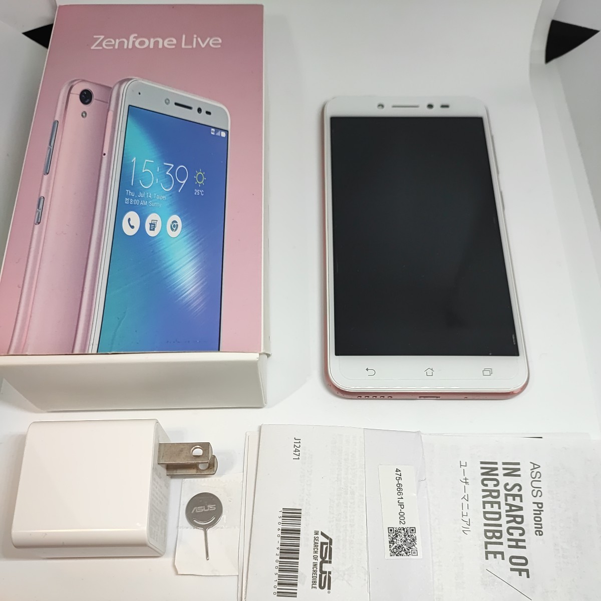 Yahoo!オークション - ZenFone live a007 ZB501KL ローズピンク SIMフ...