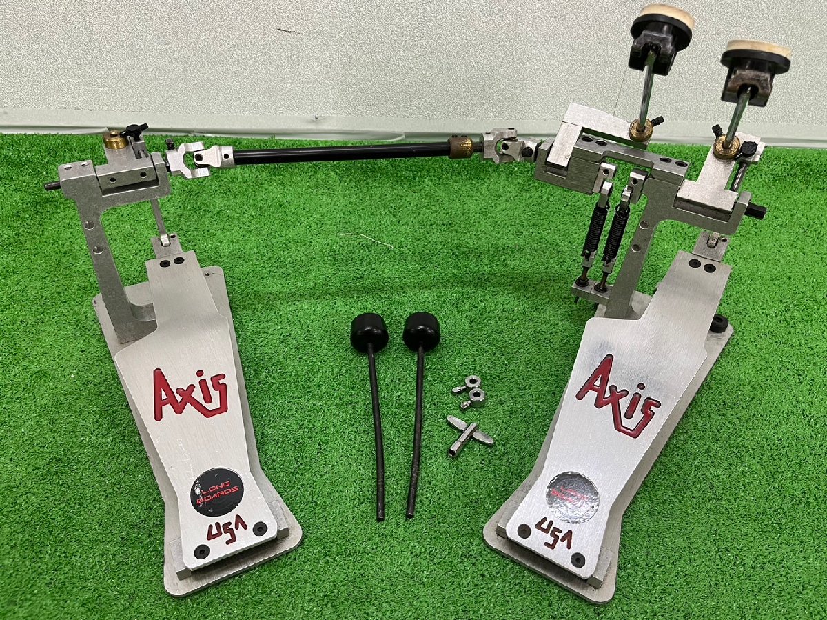 Yahoo!オークション - 5388 中古品 楽器 バスドラムツインペダル AXIS...