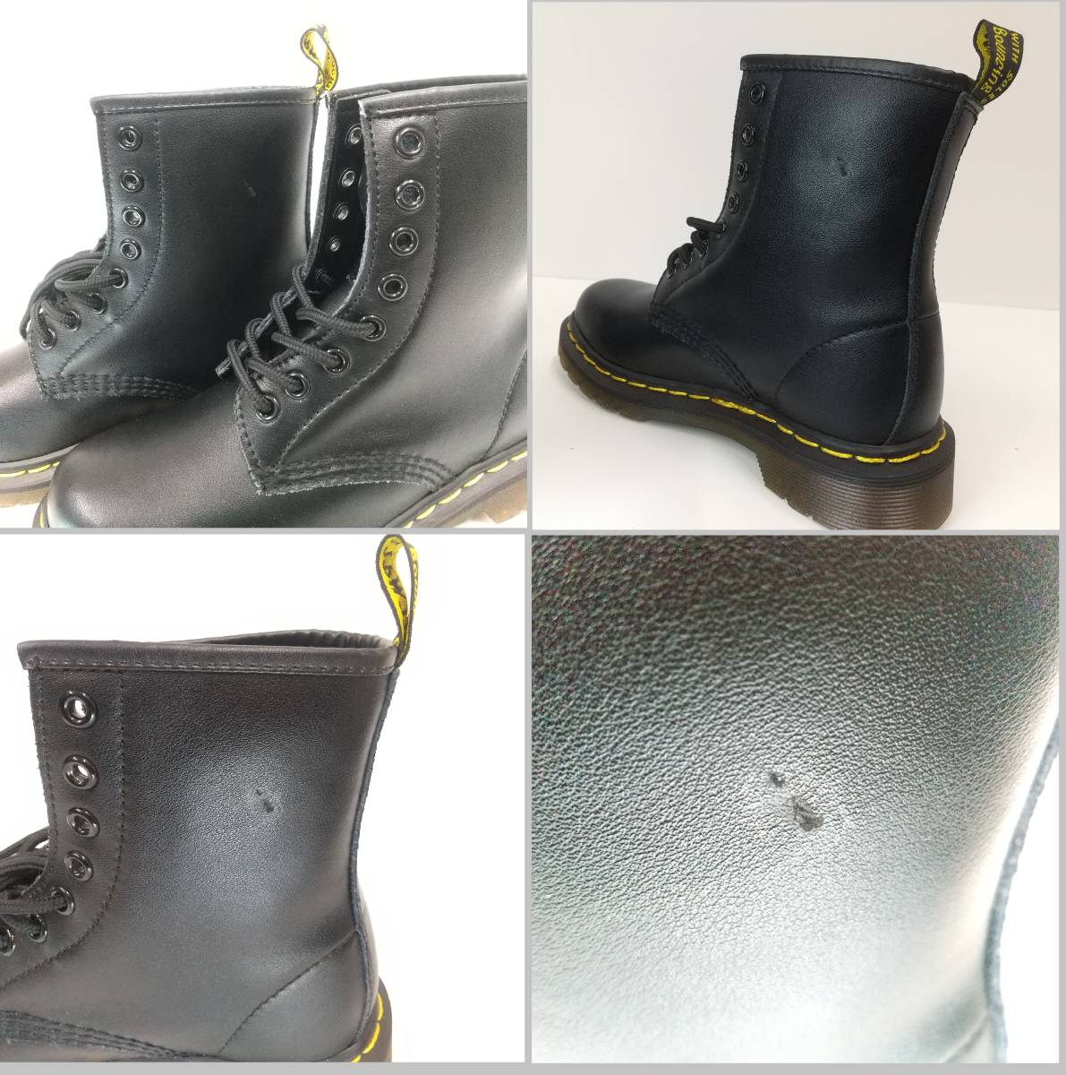Yahoo!オークション - 658【未使用品 キズ有り】ドクターマーチン 8ホ...