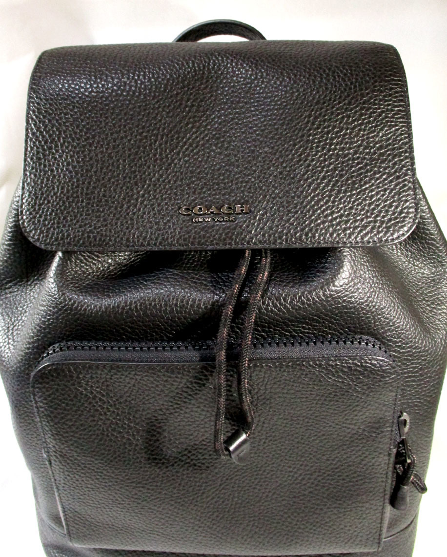 日本代購代標第一品牌【樂淘letao】－COACH★コーチ C1280 レザー製 ブラック リュックバッグ★S9022