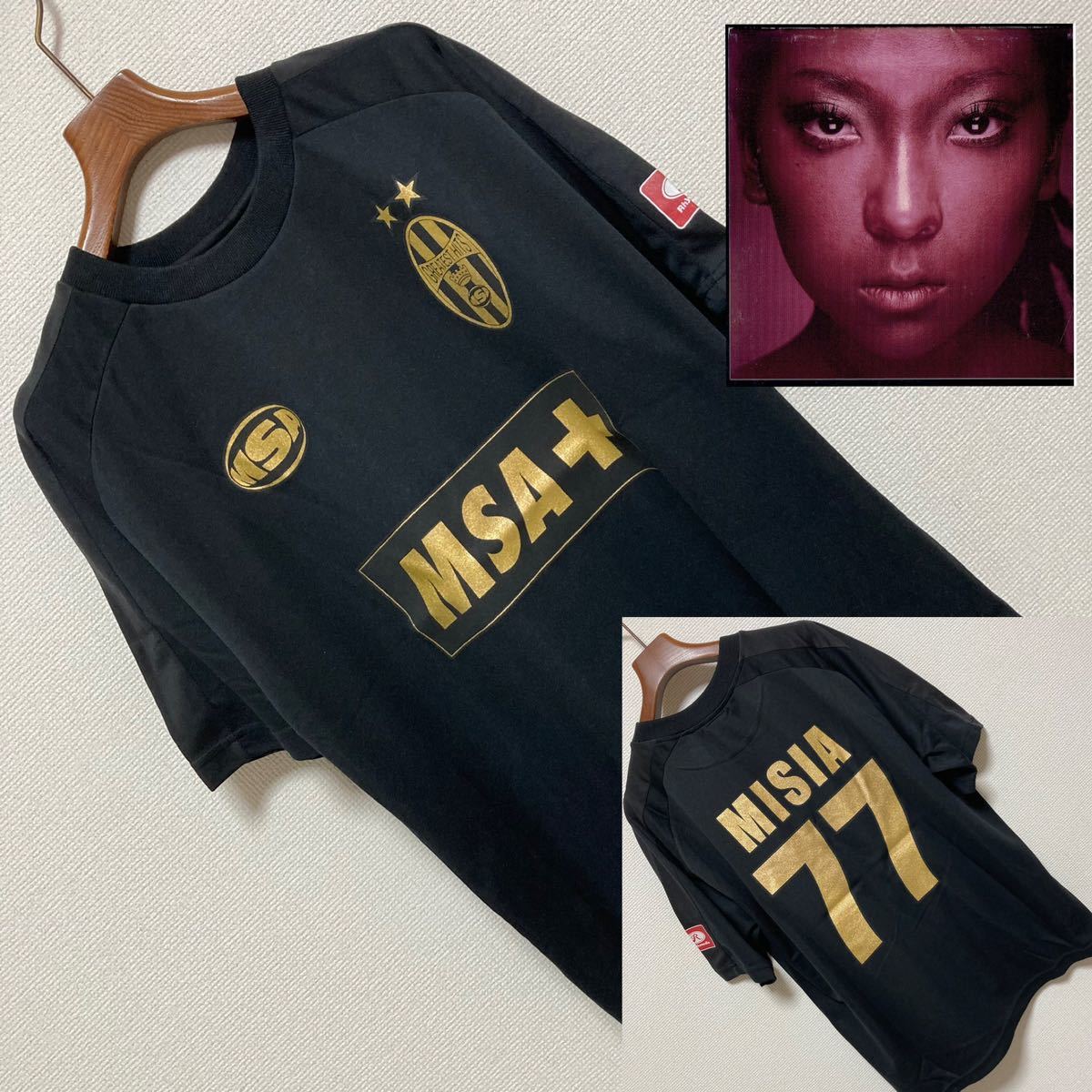 新品未 MISIA ミーシャ ユベントス Tシャツ Greatest Hits 新品未 MISIA ミーシャ ユベントス Tシャツ Greatest Hits