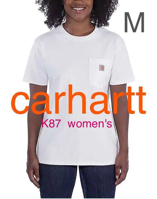 Yahoo!オークション - carhartt レディース ポケット Tシャツ K87 wome...