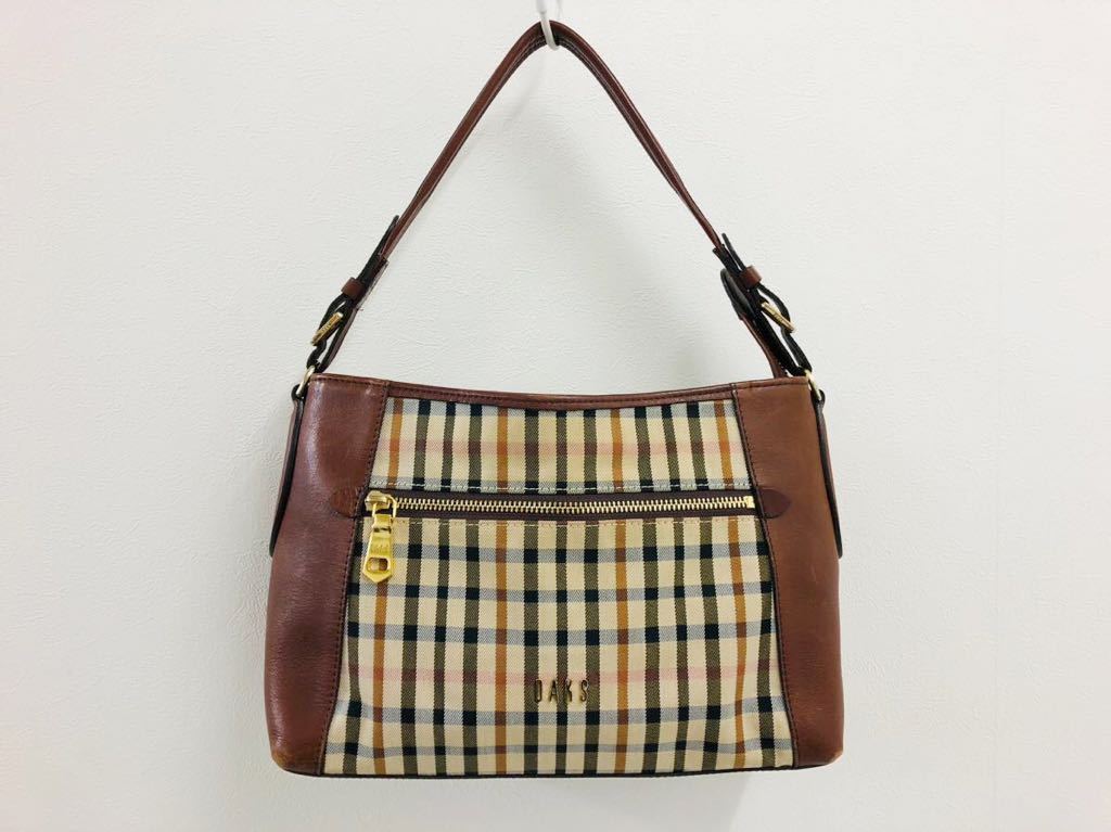 Yahoo!オークション - DAKS ダックス ショルダーバッグ ワンショルダー...
