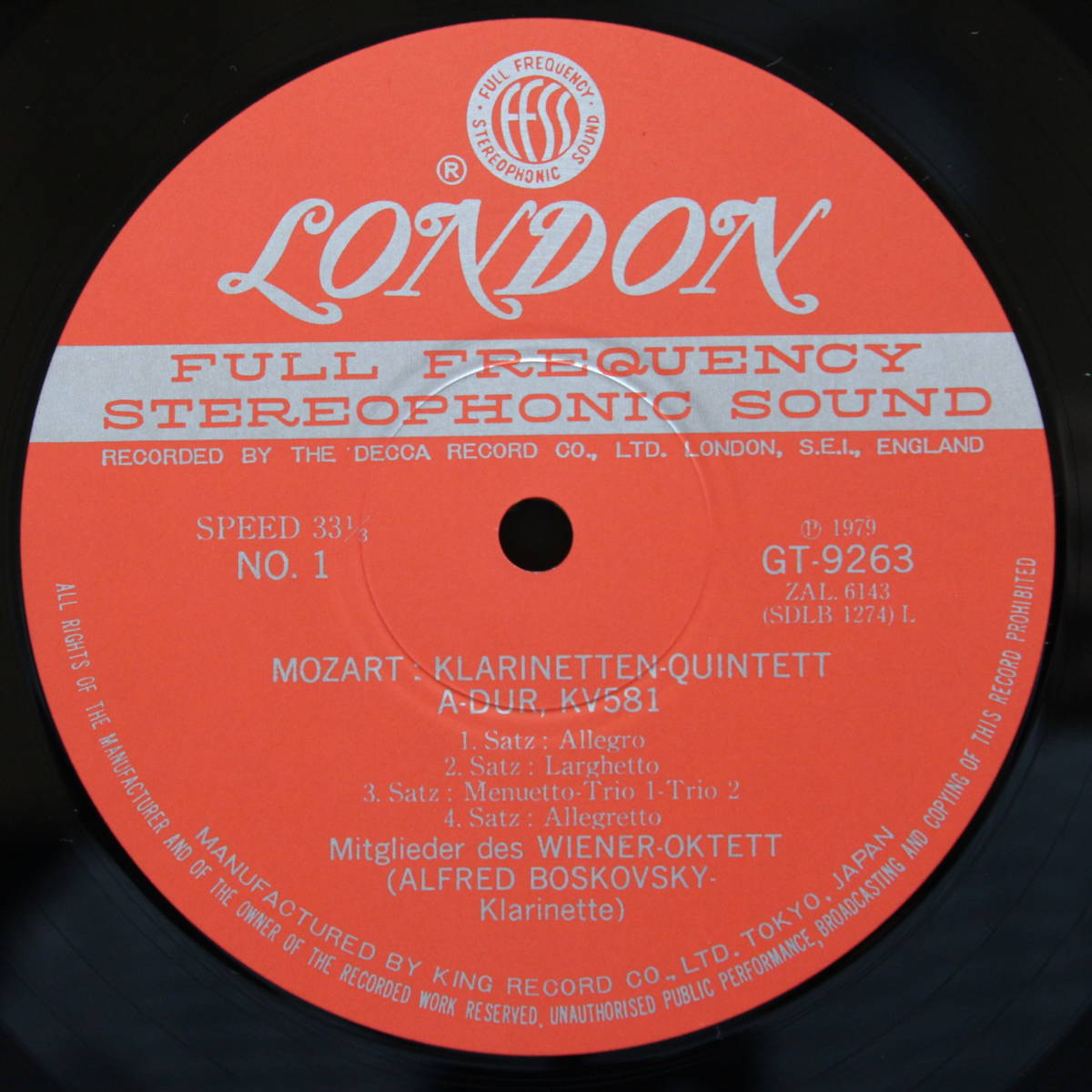 Yahoo!オークション - B118/LP美盤1枚/モーツァルト クラリネット五重...