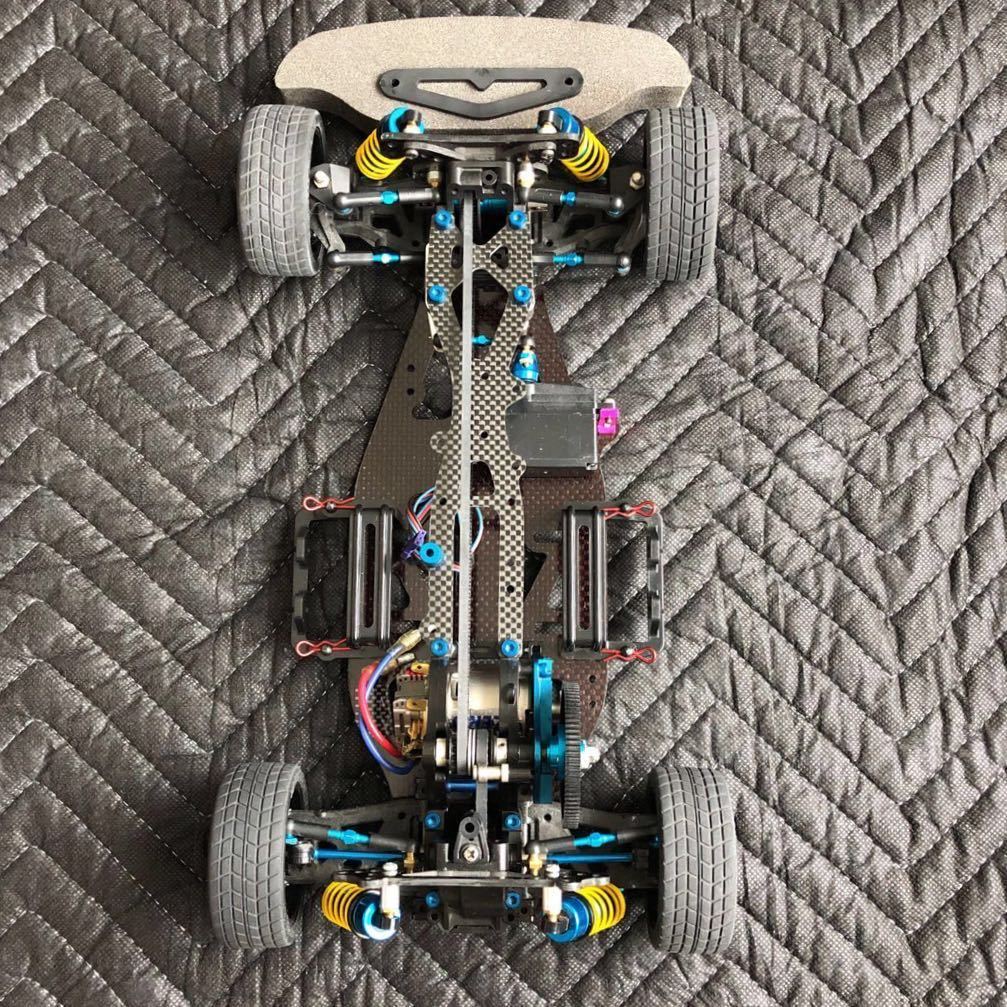 Yahoo!オークション - タミヤ RCカー TA04 TRFダンパー・カーボンシャ...