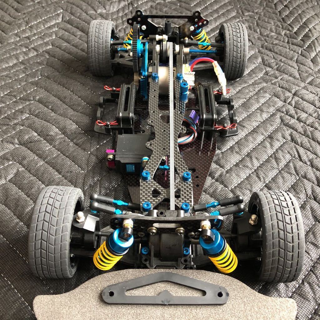 Yahoo!オークション - タミヤ RCカー TA04 TRFダンパー・カーボンシャ...