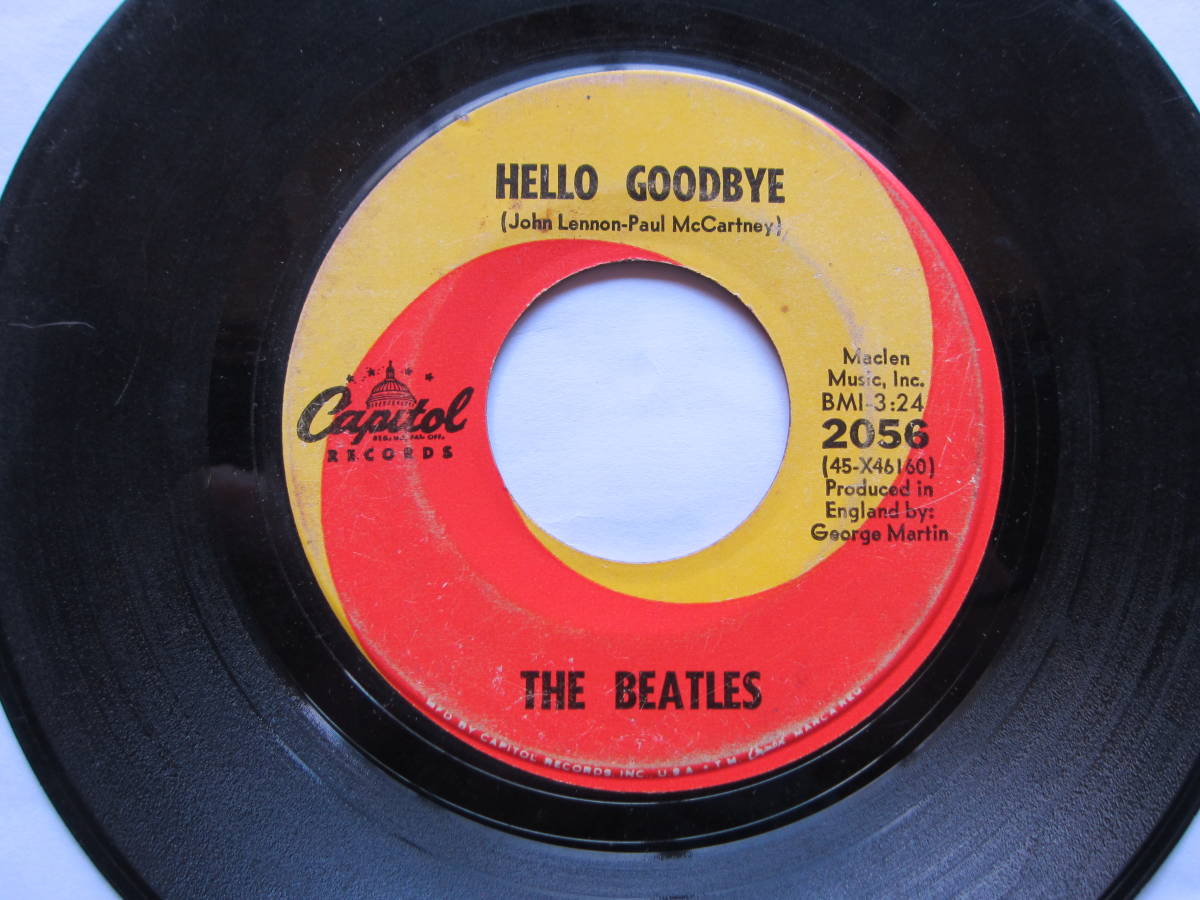 Yahoo!オークション - EP (US盤）Hello Goodbye/The Beatles