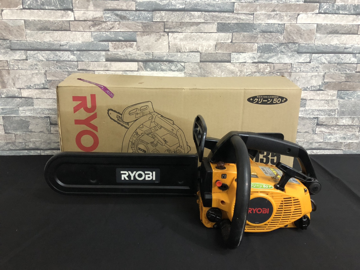 Yahoo!オークション - RYOBI/リョービ エンジンチェーンソー ES-3035 ...
