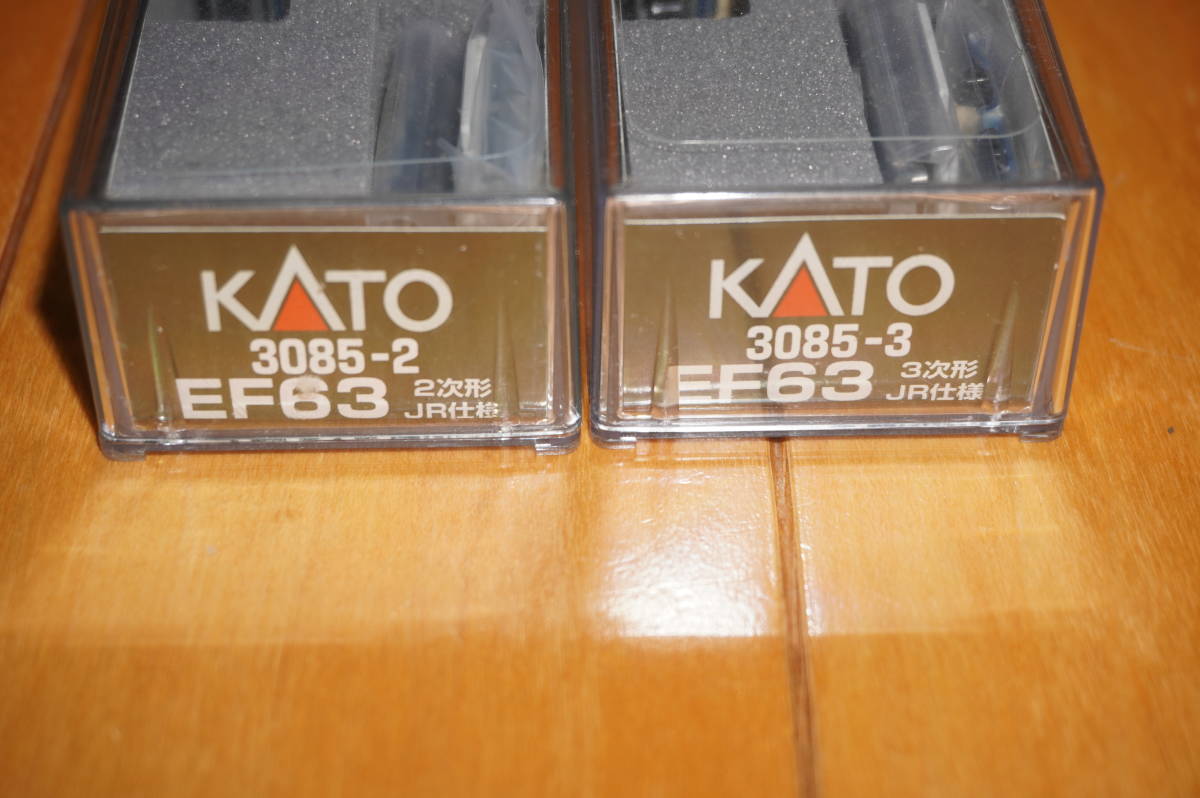 Yahoo!オークション - KATO 3085-2 EF63 2次形JR仕様 3085-3 EF63 3次...