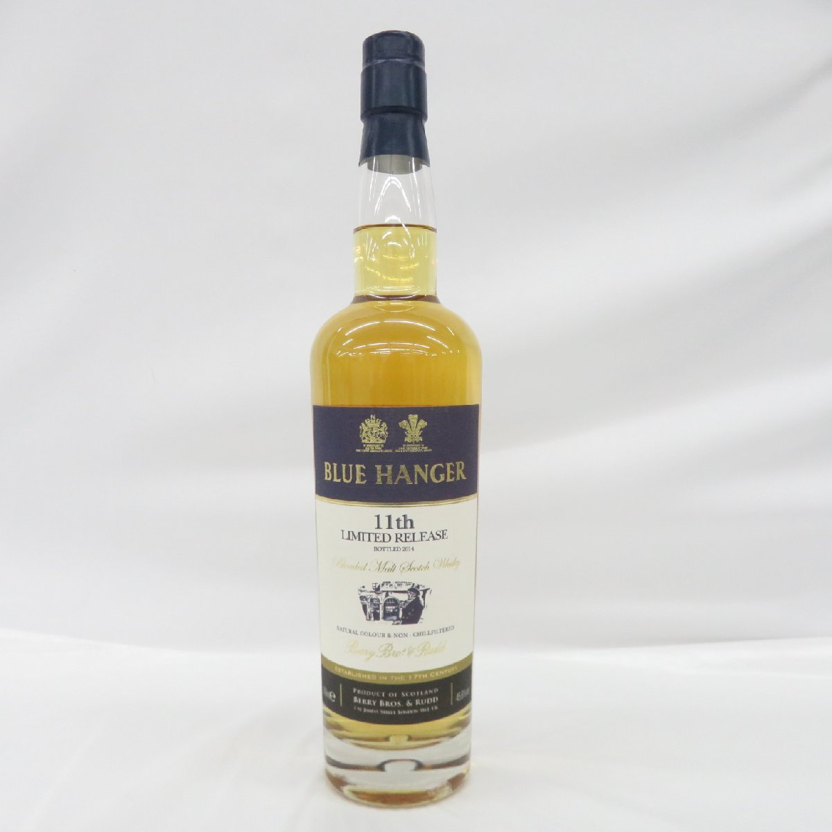 未開栓 BLUE HANGER ブルーハンガー 11th リリース 2014 ボトリング ブレンデッド ウイスキー 700ml 45.6% 816110578 0414(スコッチ)｜売買された ...