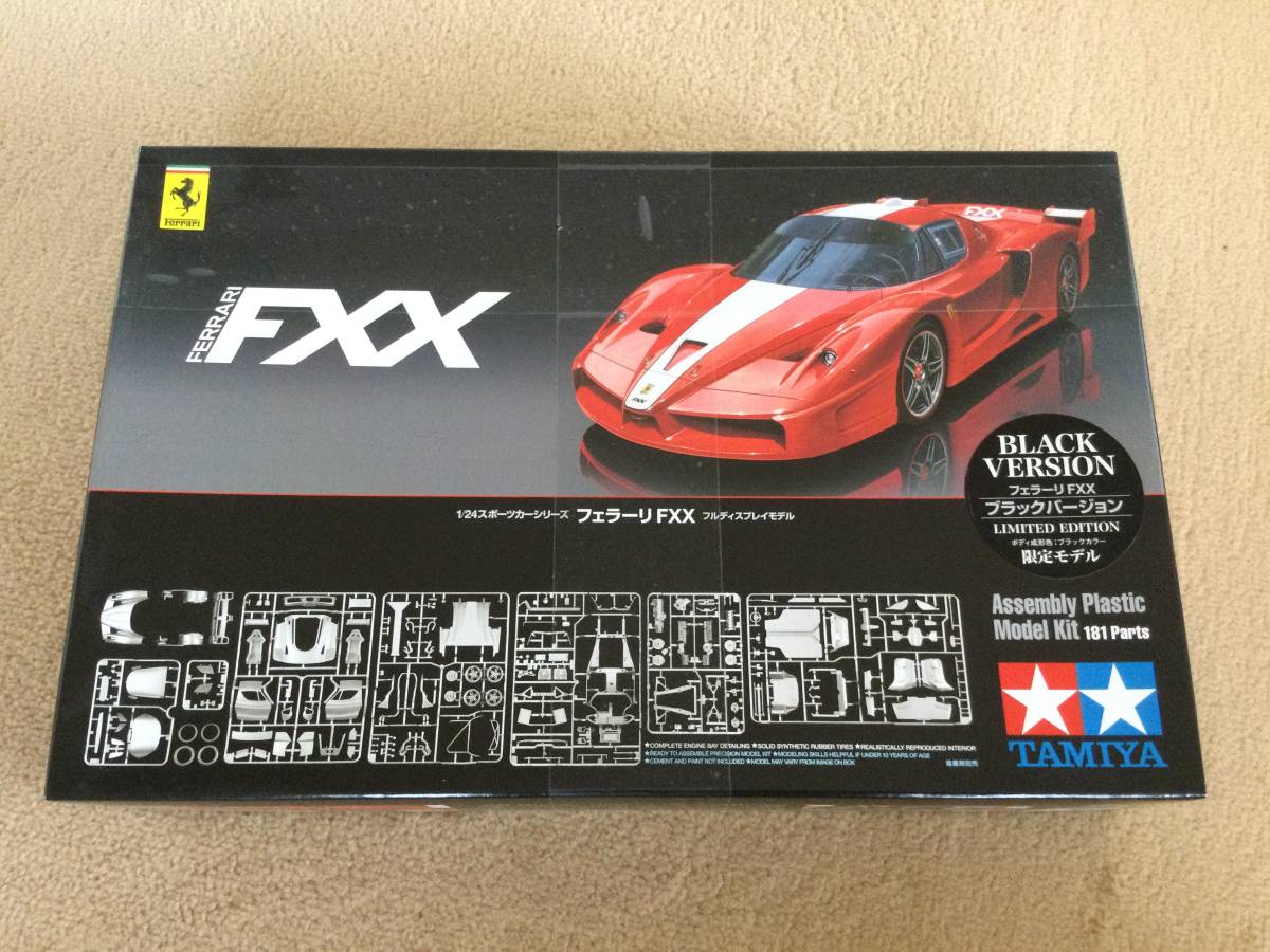 Yahoo!オークション - 1/24 フェラーリFXX 限定ブラックバージョン