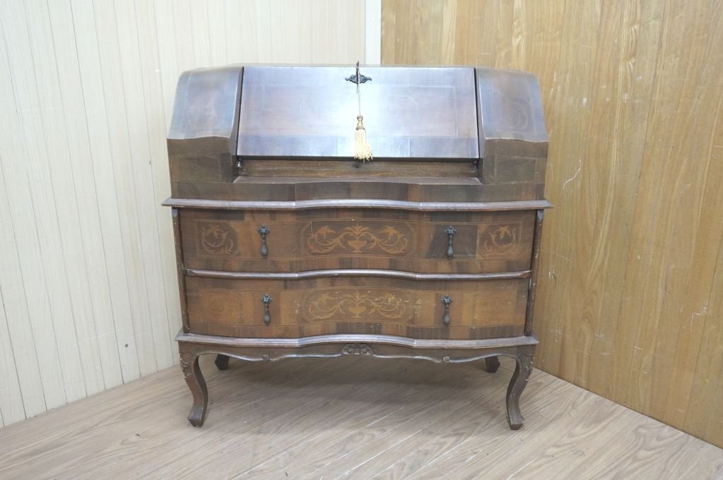 Yahoo!オークション - u23-0321-3 ライティングビューロー デスク チェ...