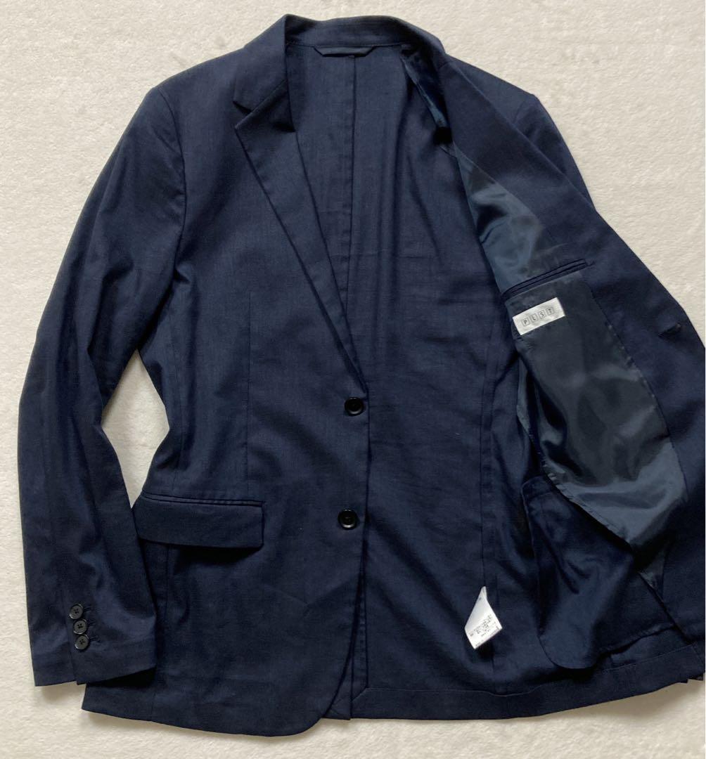 Yahoo!オークション - PLST プラステ リネン 麻混 テーラードジャケッ...