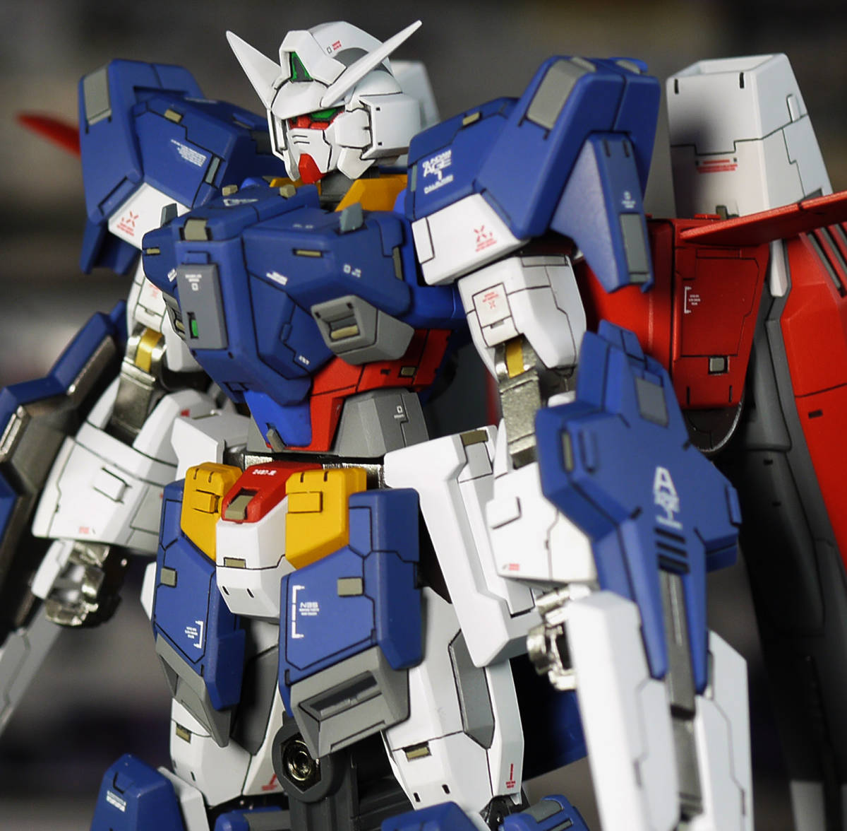 Yahoo!オークション - HG 1/144 ガンダムAGE-1 フルグランサ 塗装済み...