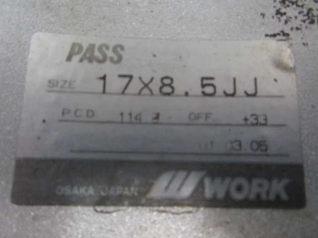 Yahoo!オークション - エモーション WAE 17インチ アルミ 2本セット 8....