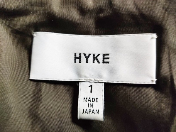 Yahoo!オークション - ハイク HYKE ダウンコート サイズ1 S - カーキ ...