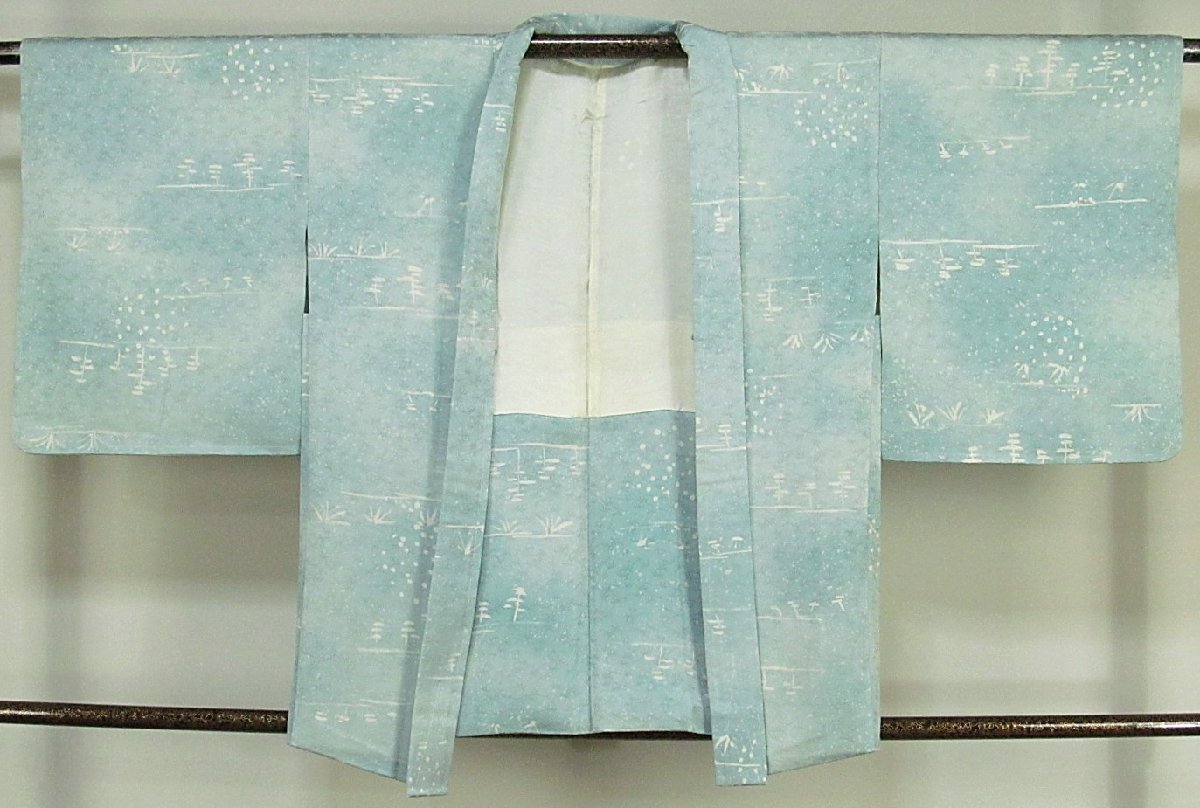 Yahoo!オークション - く124 正絹 羽織 創作的な柄 身丈77cm