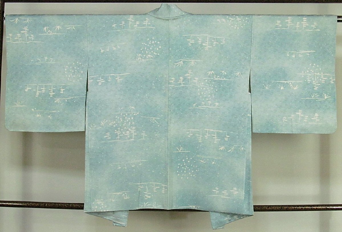 Yahoo!オークション - く124 正絹 羽織 創作的な柄 身丈77cm