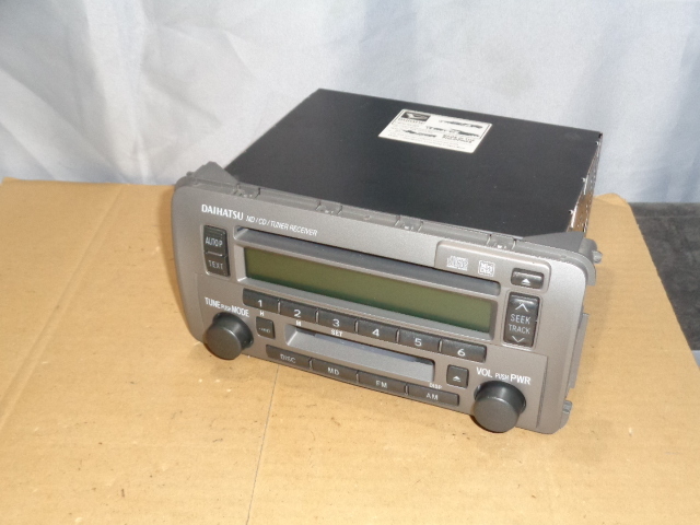 Yahoo!オークション - (E09) ダイハツ 純正 CD MD オーディオ デッキ