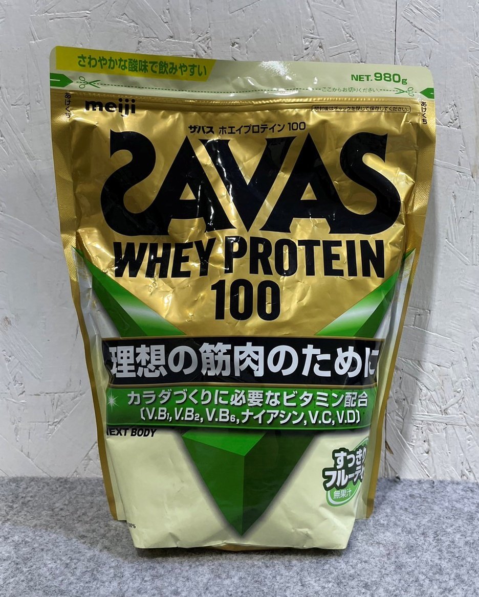 Yahoo!オークション - 1円 新品未開封 明治/meiji SAVAS/ザバス ホエイ...