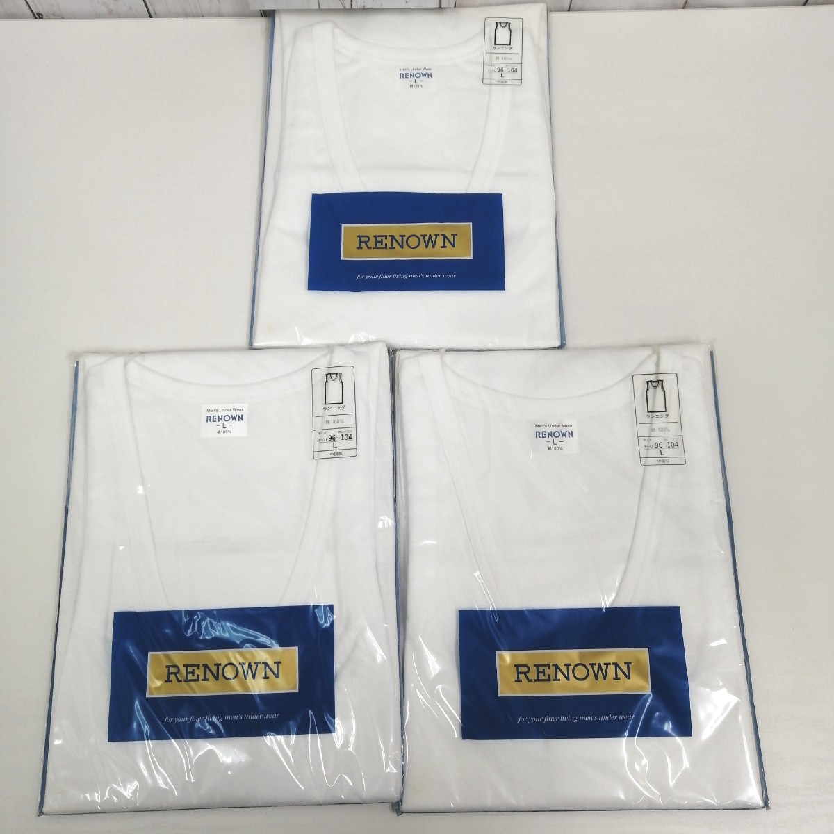 Yahoo!オークション - ④1617 未使用 訳あり RENOWN 半袖U首シャツ CARO...