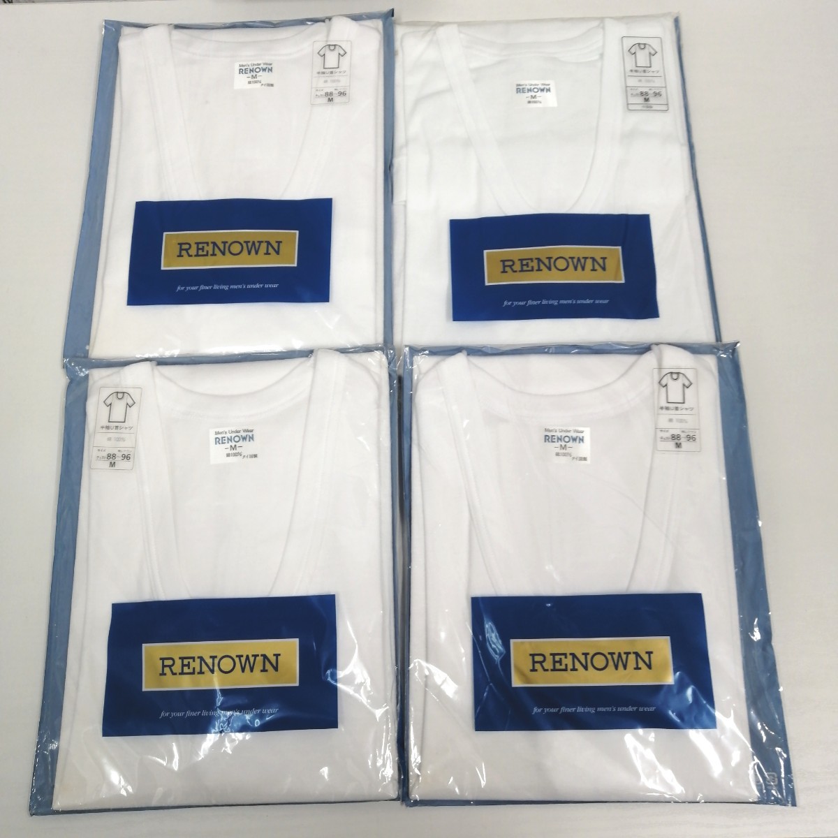 Yahoo!オークション - ④1617 未使用 訳あり RENOWN 半袖U首シャツ CARO...