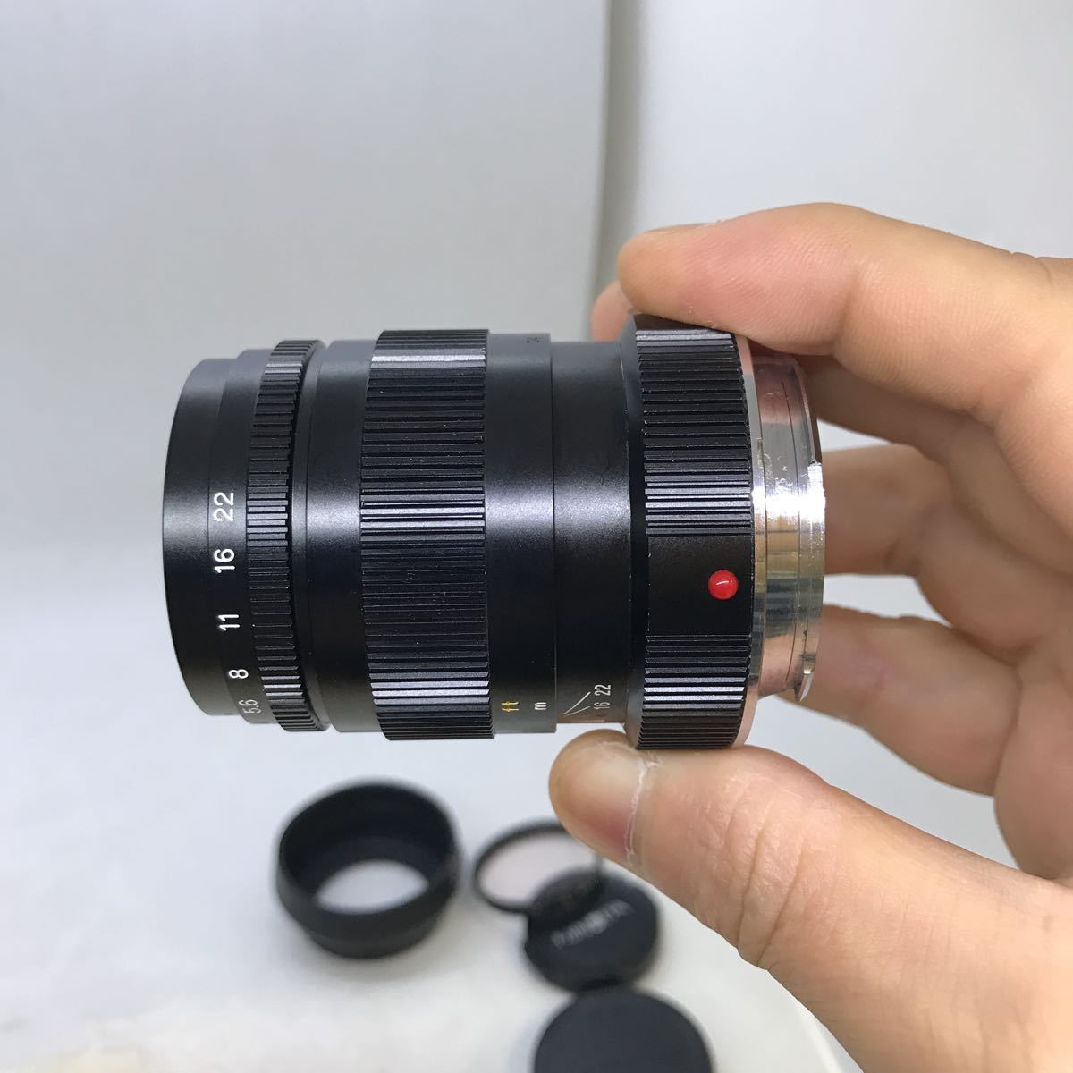 極上 極上光学 安心初期不良対応 Minolta Mロッコール 90mm F4 M Rokkor ライカ Mマウント 1円~ フィルター 純正