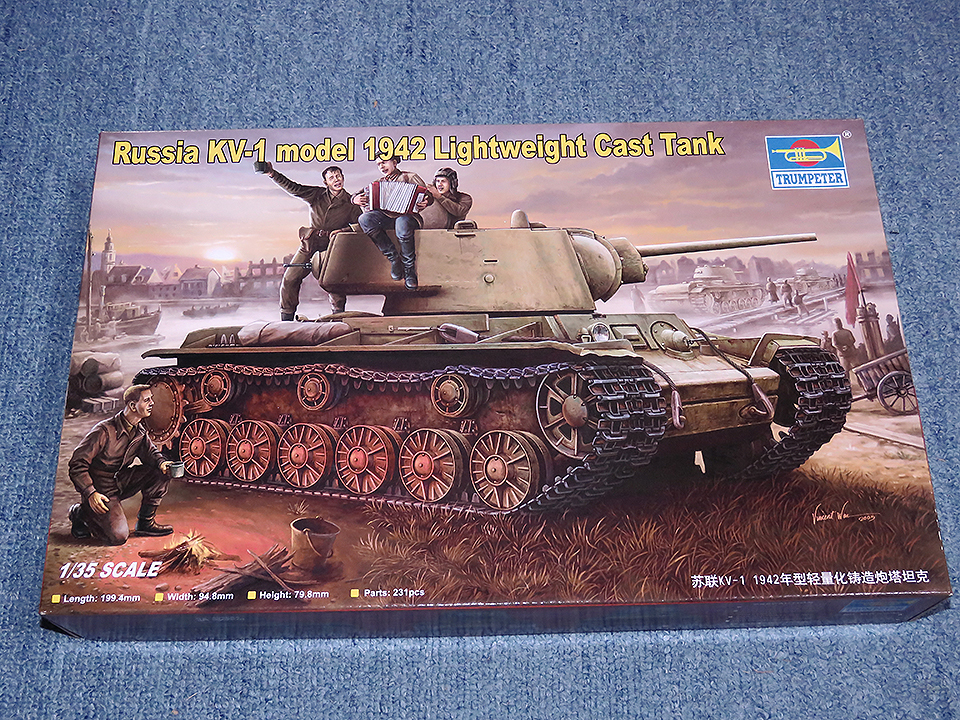 トランぺッター.1/35.KV-1 1942 未組み立て(戦車、軍用車両)｜売買されたオークション情報、yahooの商品情報をアーカイブ公開 - オークファン（aucfan.com）