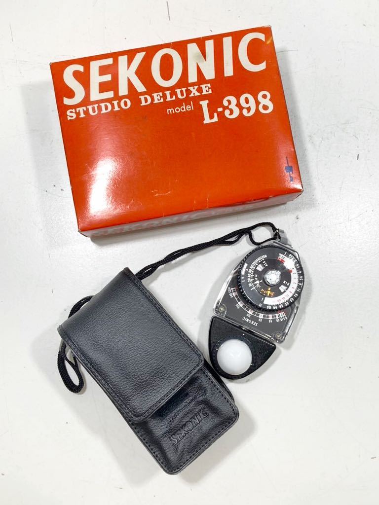 代購代標第一品牌－樂淘letao－【ad2303010.a42】美品！SEKONIC 露出計 STUDIO DELUXE model L-398 セコニック 箱付き