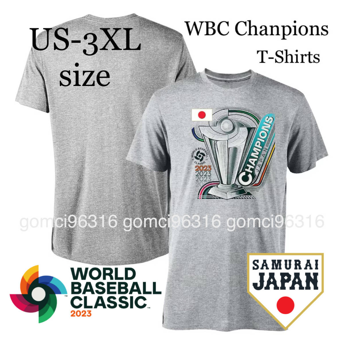 Yahoo!オークション - 新品 WBC 日本代表 優勝 チャンピオンズ 記念 T...