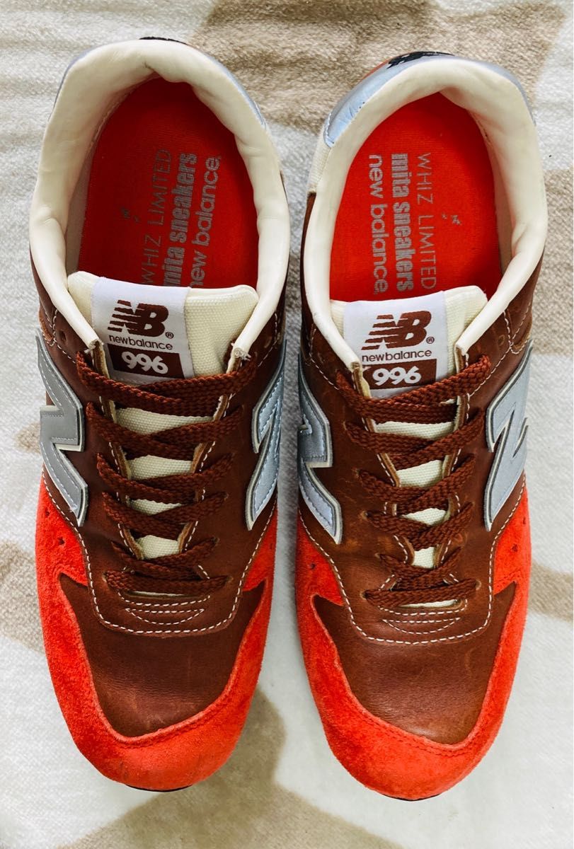 ニューバランス 996 レザー ミタスニーカーコラボ WHIZ 27 5cm ニューバランス 996 レザー ミタスニーカーコラボ WHIZ 27 5cm