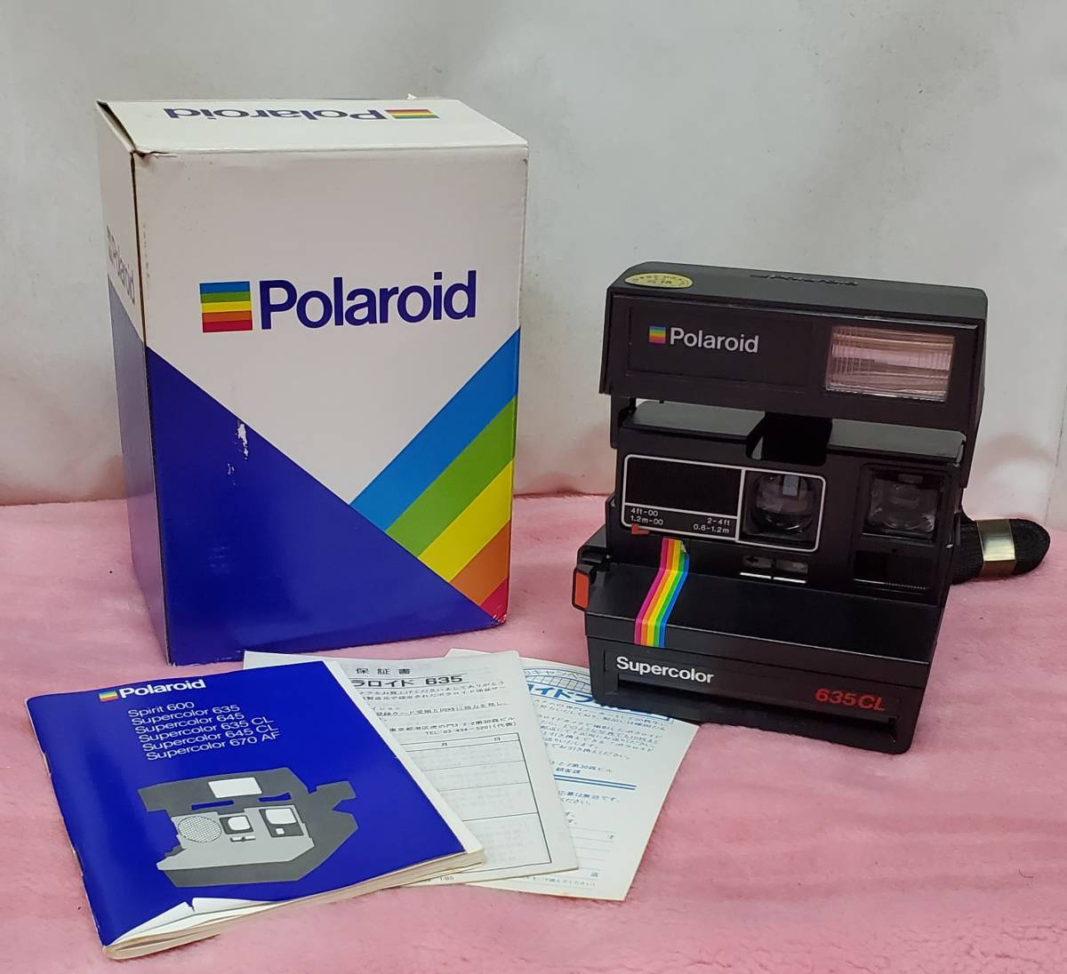 ヤフオク 中古 Polaroid 635cl ポラロイド Supercolor イ