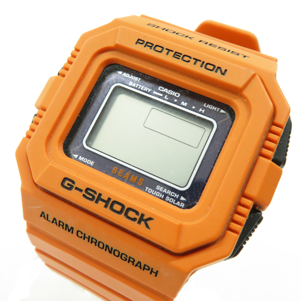 1円 Casio G Shock カシオ ジーショック Dw 5600be Beamsコラボ腕時計 オレンジ系 240001275719