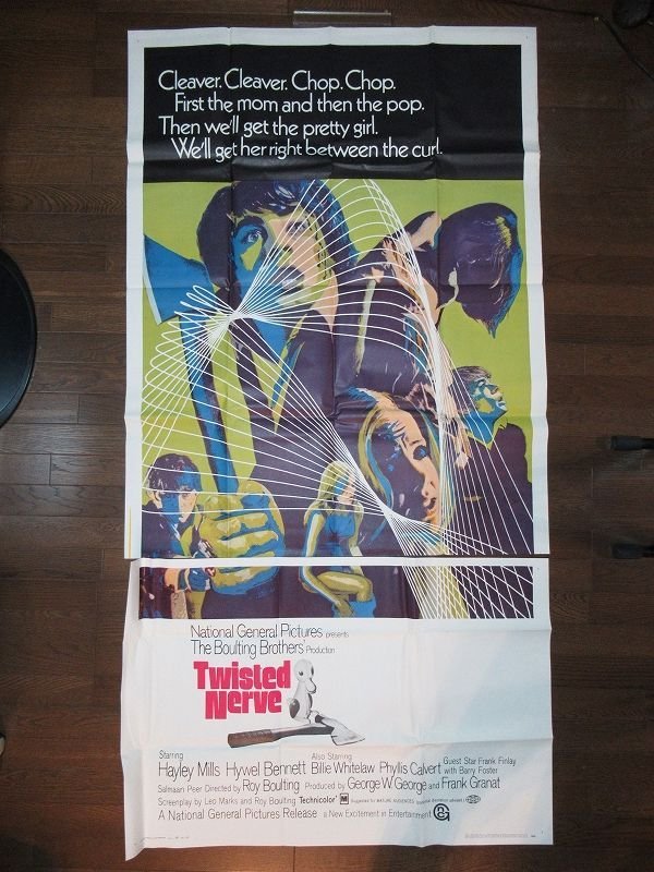 Yahoo!オークション - OA953/US版3sh 映画ポスター【 Twisted Nerve