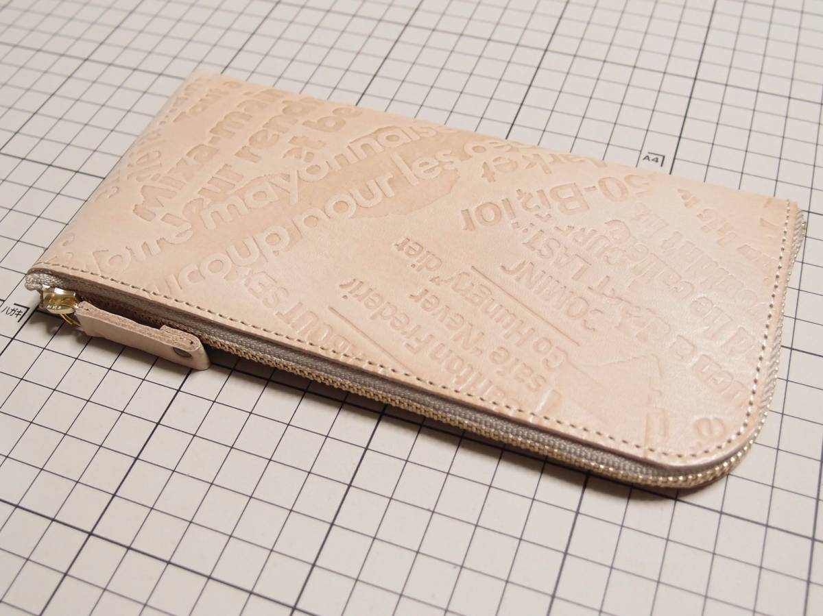 Yahoo!オークション - レザー 本革 ペンケース 牛革 R 180x88mm 49g n8...