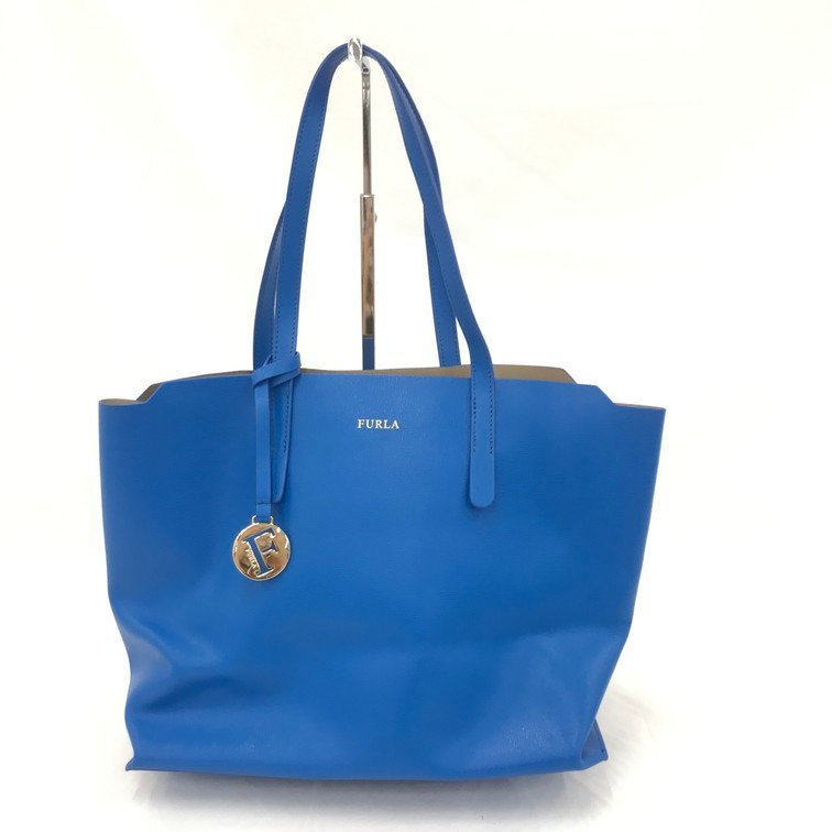 ヤフオク 【beas6040】フルラ Furla トートバッグ ブルー
