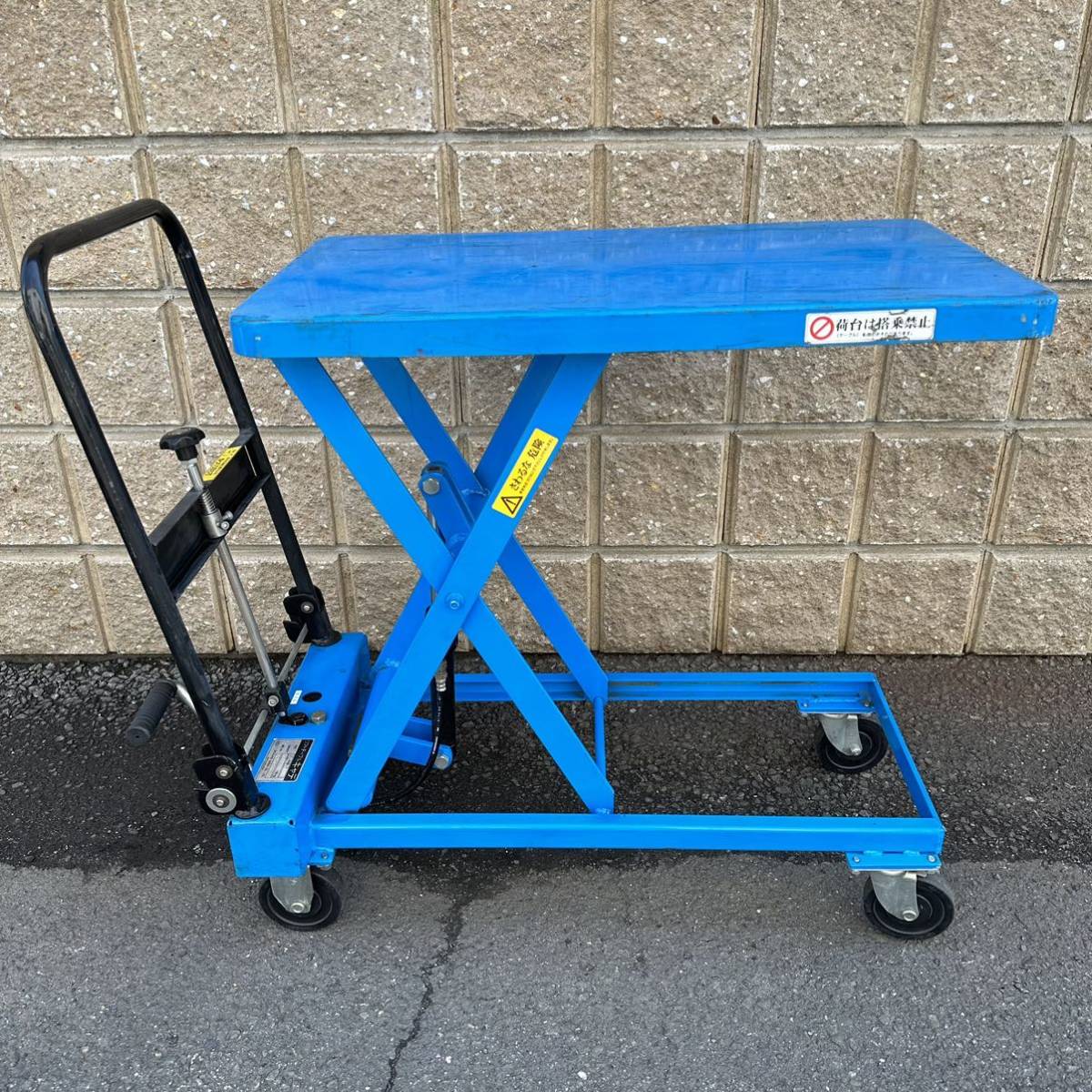 230512-06 OPK をくだ屋技研 キャデ LT-H150-7 150kg 足踏み 油圧式 テーブルリフト テーブルリフター 昇降 リフト 台車(台車)｜売買されたオークション情報 ...