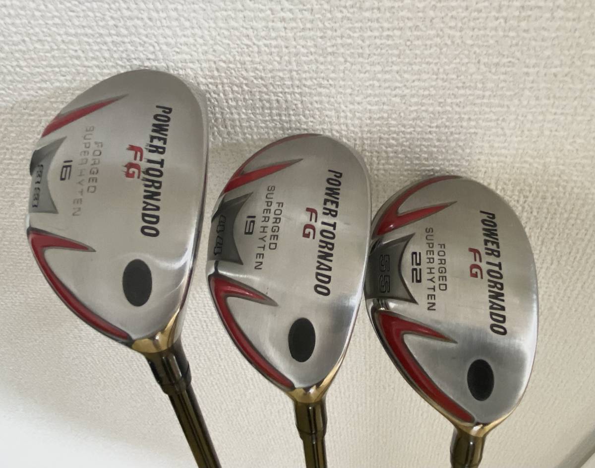 代購代標第一品牌－樂淘letao－名器 キャスコパワートルネードFG ユーティリティー Kasco 3本セット