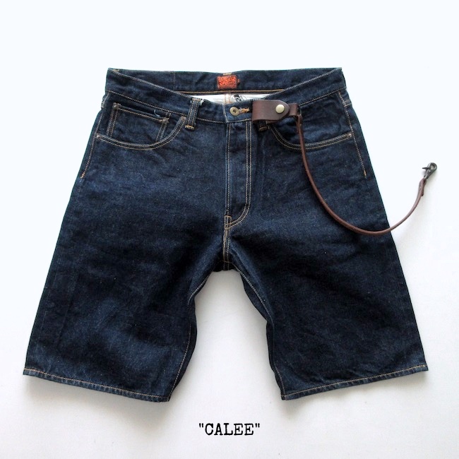 Yahoo!オークション - 【CALEE キャリー】濃紺 インディゴ デニム ショ...
