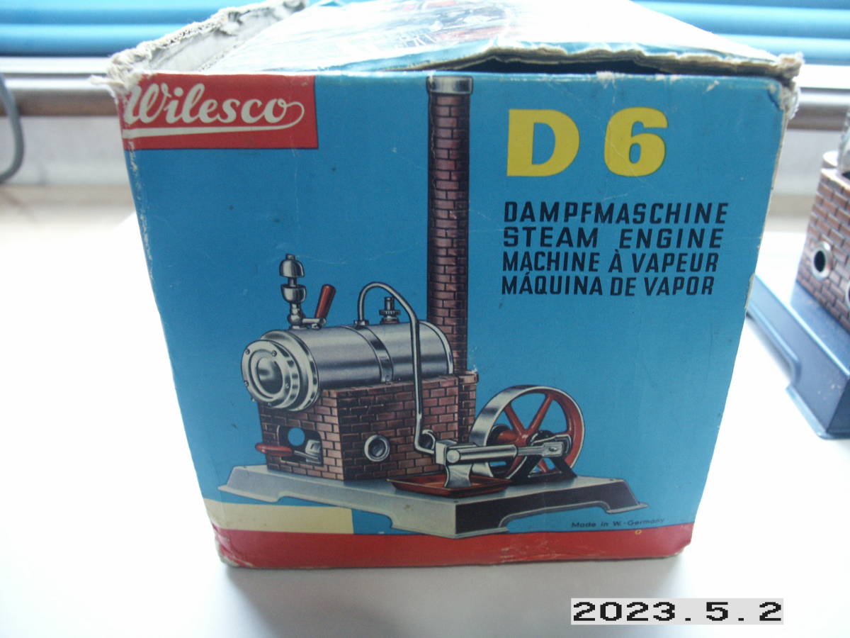Yahoo!オークション - Wilescoヴィレスコ 蒸気エンジン模型 D6 中古稼...