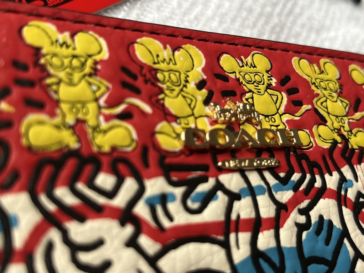 新品 日本未入荷 コーチ COACH C7801 ミッキー キース ヘリング 新品 日本未入荷 コーチ COACH C7801 ミッキー キース ヘリング