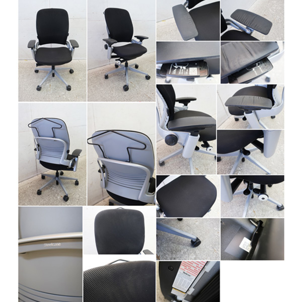 Yahoo!オークション - P059 美品 スチールケース/Steelcase リープチ...