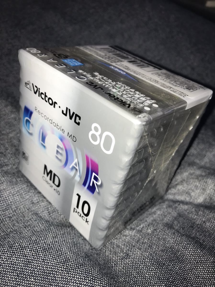 Yahoo!オークション - MDディスク 80分 新品未開封 10枚 ビクターVicto...