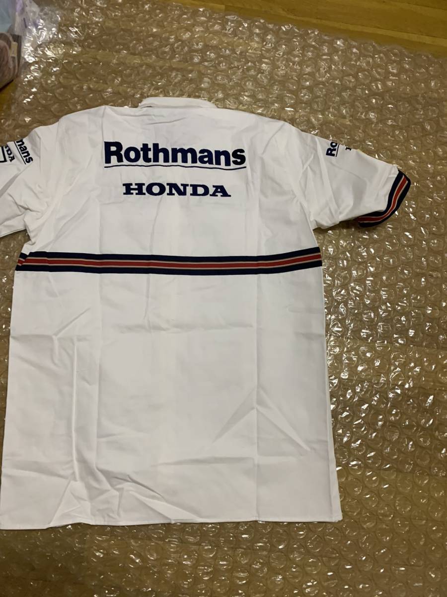代購代標第一品牌-樂淘letao-rothmans Honda ロスマンズ レーシング ホンダ Polo Shirt Poloシャツ Xl