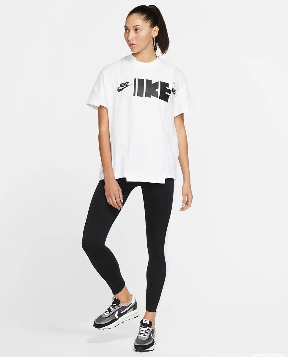 sacai NIKE / ウィメンズ ハイブリッド 再構築 Tシャツ / 2019SS sacai NIKE / ウィメンズ ハイブリッド 再構築 Tシャツ / 2019SS