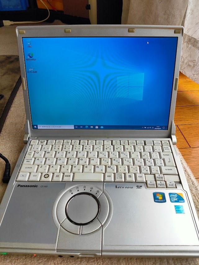 Yahoo!オークション - 送料込 Panasonic Let's note CF-N9 ノートパソ...